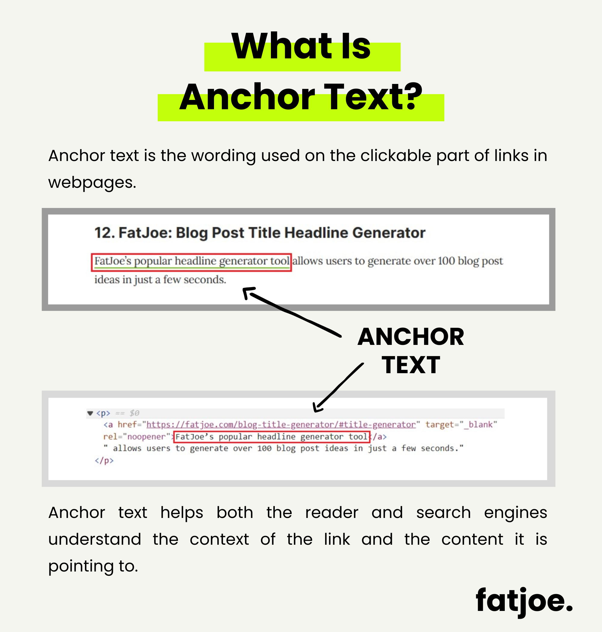 Anchor Text Distribution Guide for Link Building. FATJOE